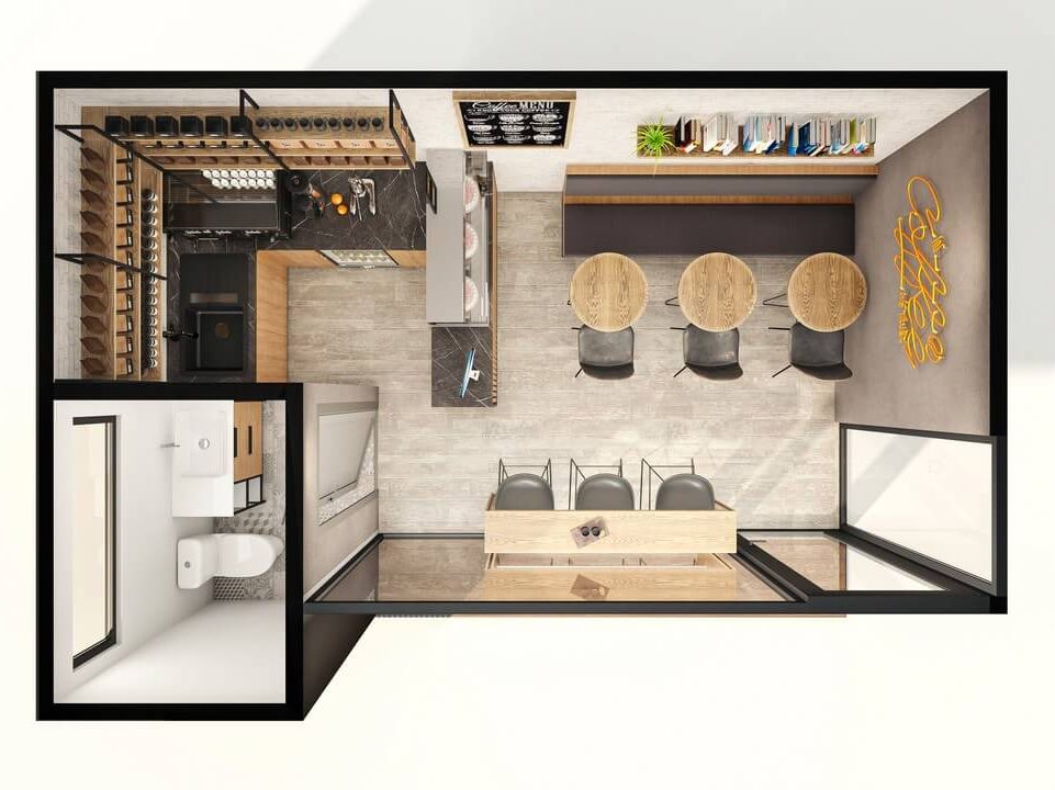 Muckross | Cafe - Hapi Homes